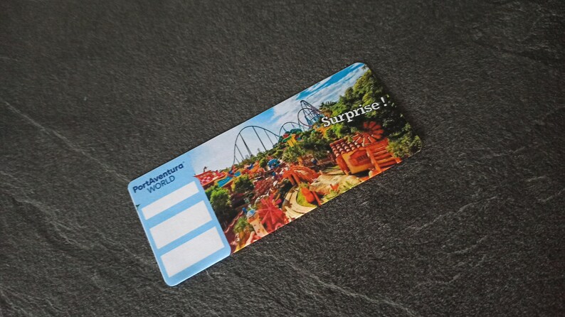 Portaventura World Ticket, Personalized Ticket, Invitation ...