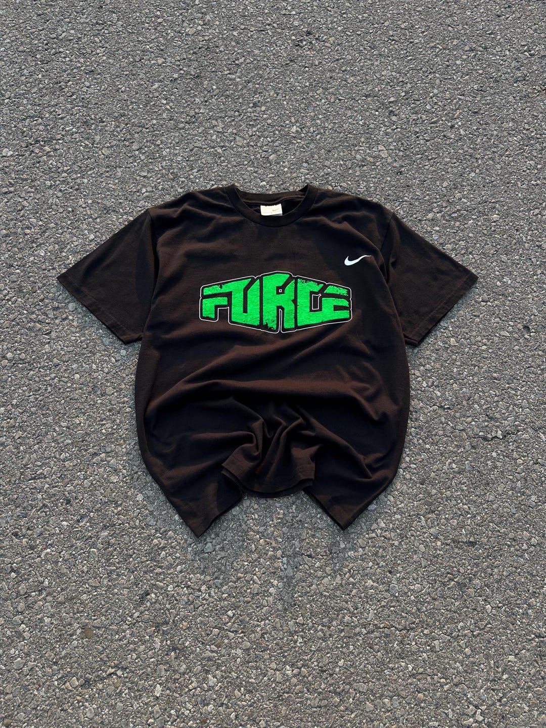 Nike Swoosh Logo Basketball Force Tee - Etsy