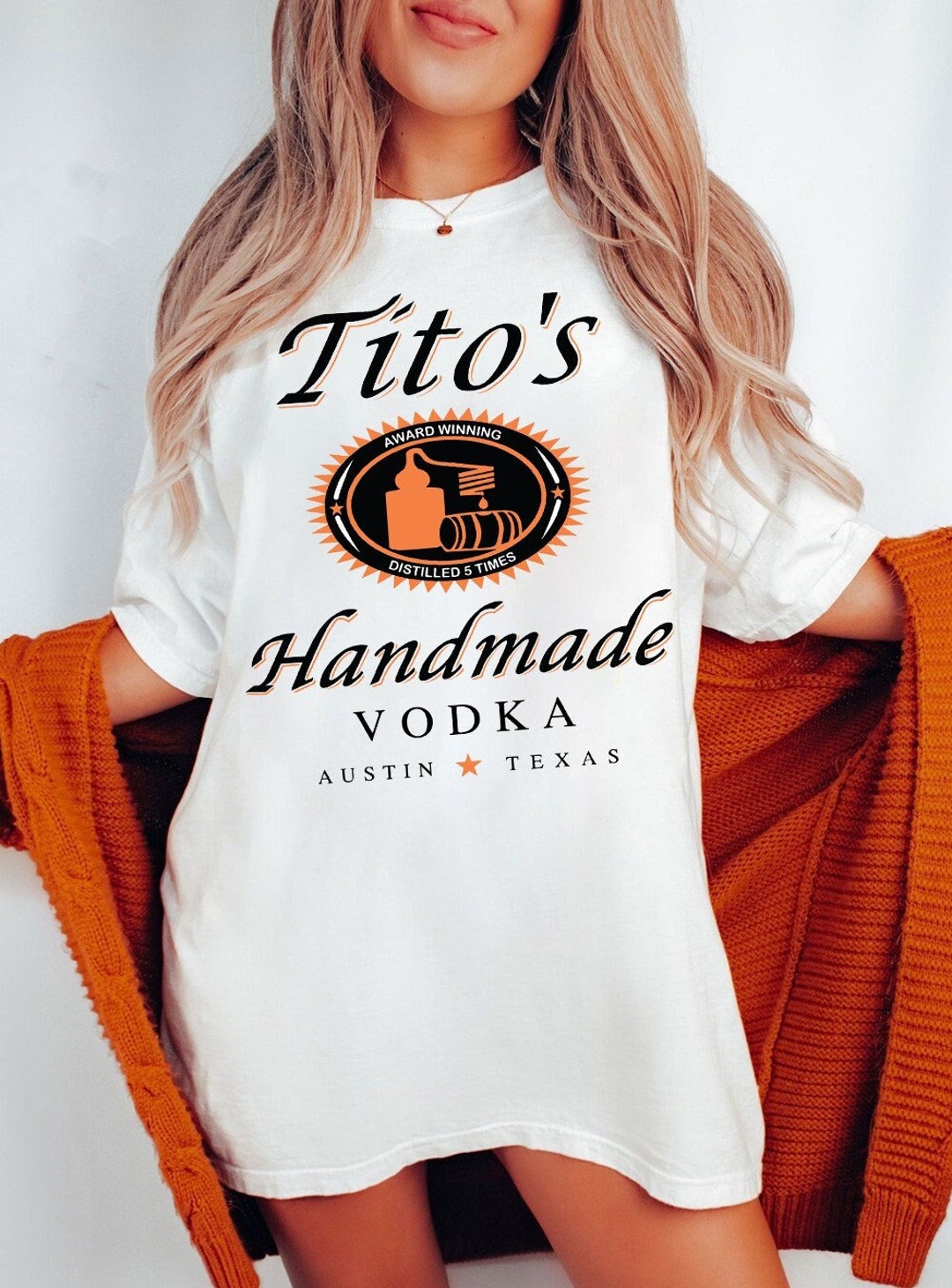 Tito's Handmade Vodka Shirt, Titos Vodka Sweatshirt, Tito Shirt, Funny ...