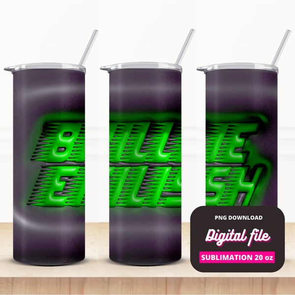 Billie Eilish Sublimation Design - Etsy