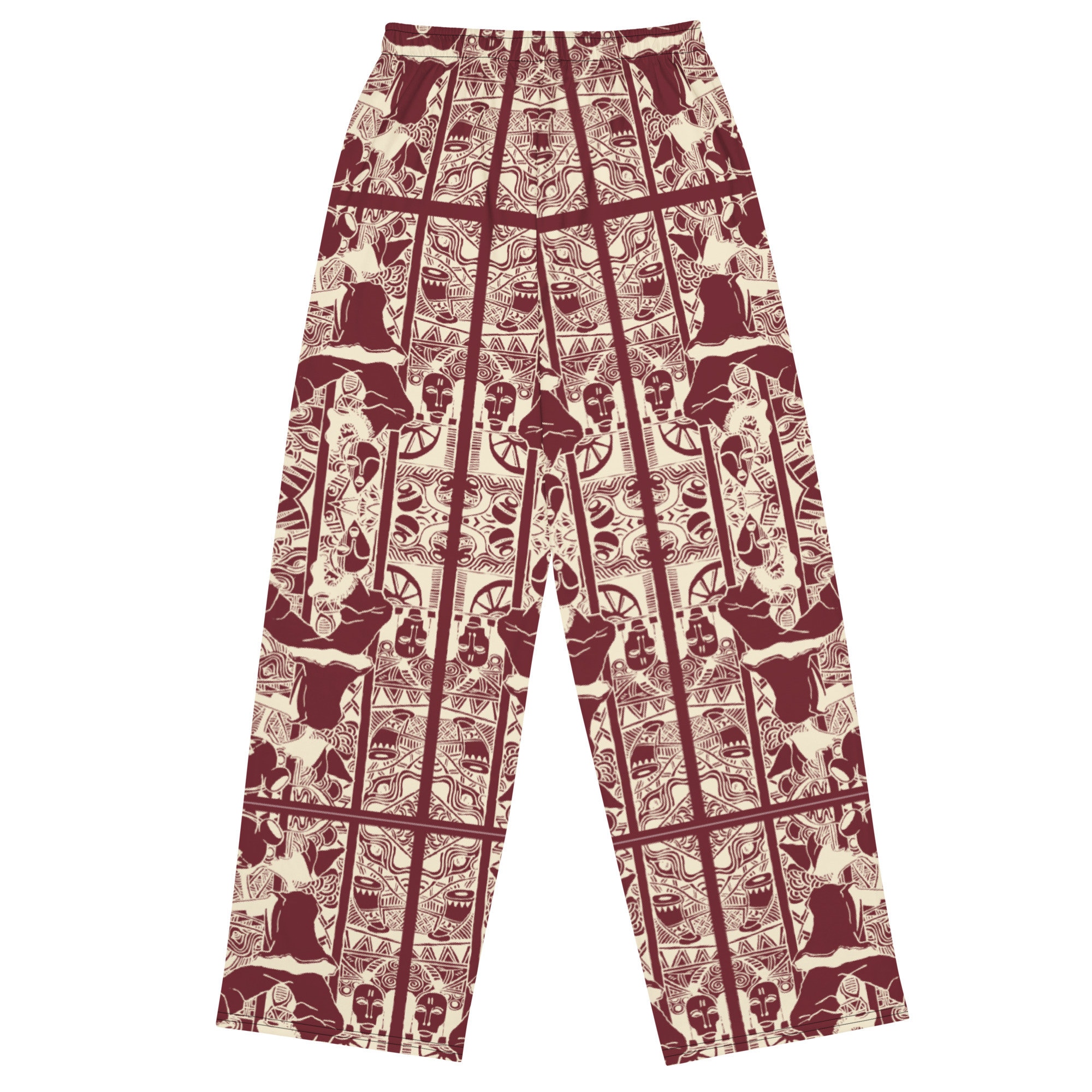 African Prints Pants Palazzo With Unique African Pattern Palazzo African Print Afro Pants Afro ...