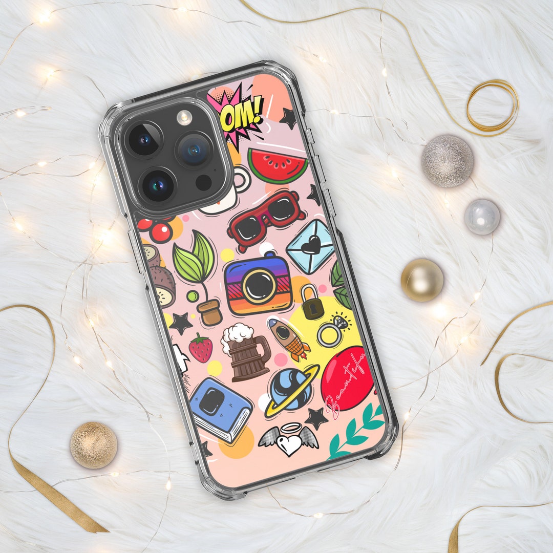 Colourful Doodle Clear Case for iPhone All iPhone Case Protective Case ...