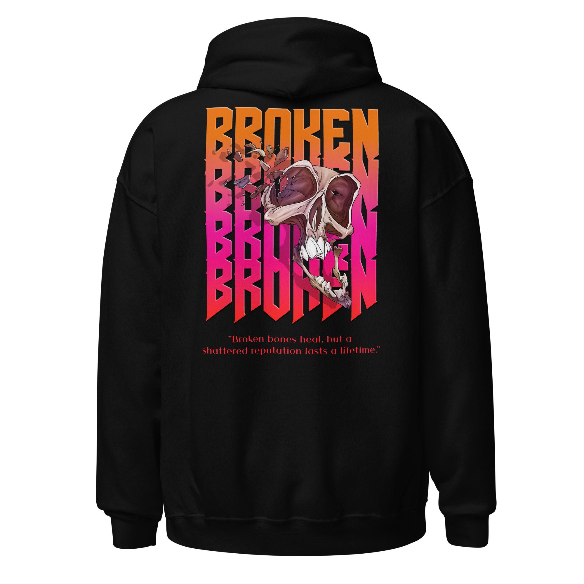 Unisex Hoodie. Inspirational Hoodie. Broken but Not Shattered ...