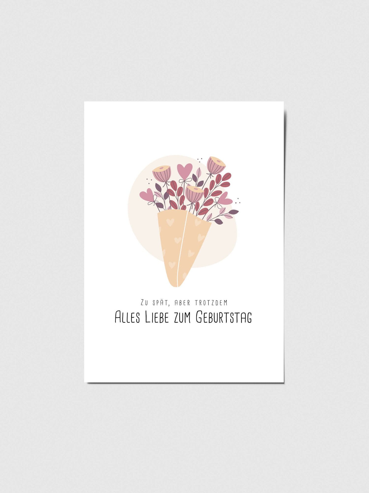 Belated Birthday Card Forgotten Birthday Personalized With - Etsy