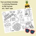 SUMMER Printable Activity Placemat, Activities for Kids, Word Find ...
