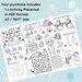 WINTER Printable Activity Placemat, Activities for Kids, Word Find ...