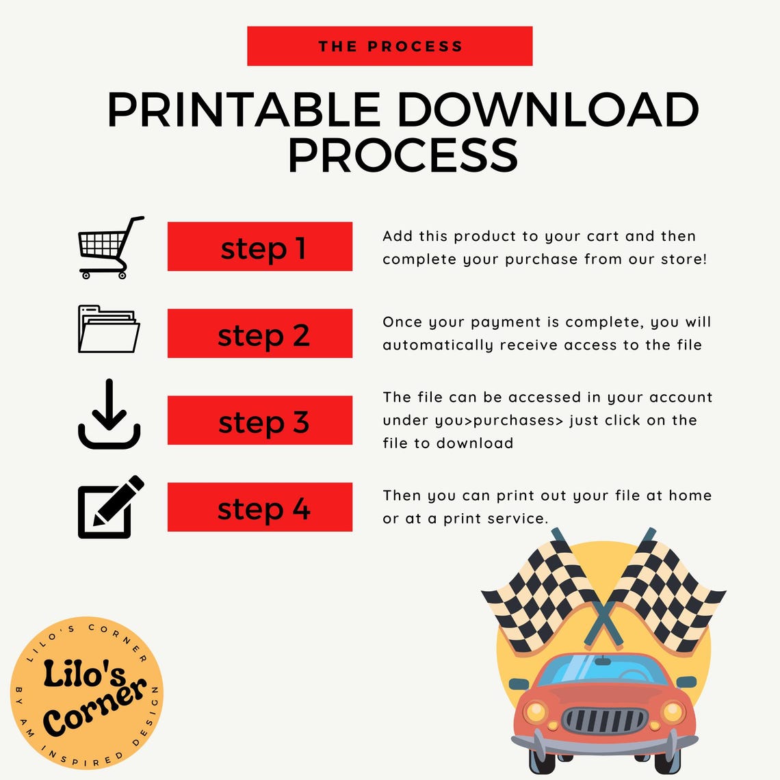 RACECARS, RACING Printable Activity Placemat, Activities for Kids, Word ...