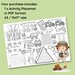 SAFARI Printable Activity Placemat, Activities for Kids, Word Find ...