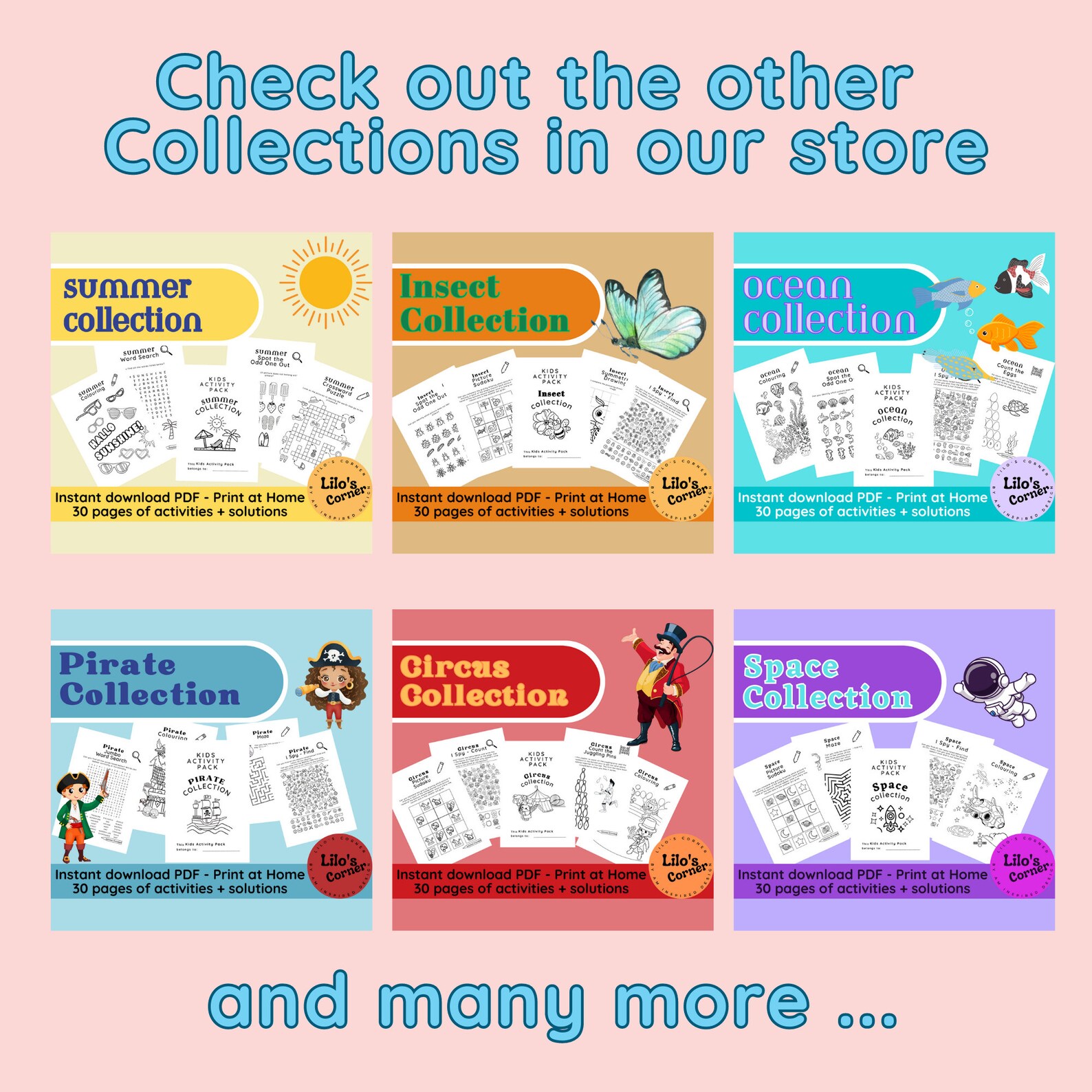 FAIRY Kids Activity Pack, Activity for Kids, Summer Activity, Word Find ...