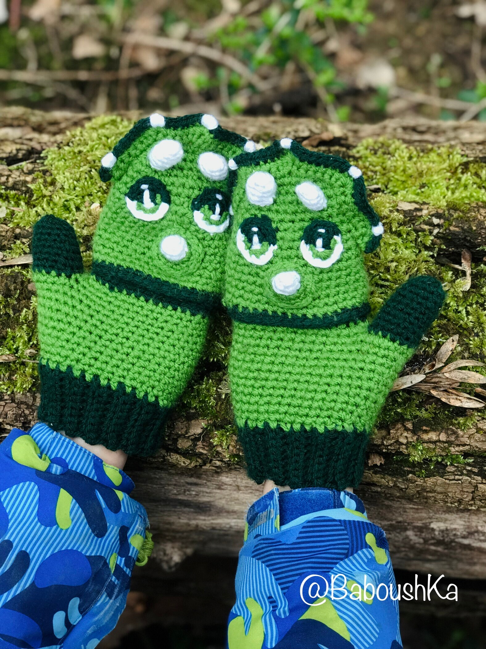 Crochet Pattern Convertibles Mittens Gloves Dinosaur for Child or Adult ...