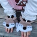 Crochet Pattern Convertible Mittens Fawn (3 Sizes Child - Adult) - Etsy
