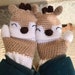 Crochet Pattern Convertible Mittens Fawn (3 Sizes Child - Adult) - Etsy