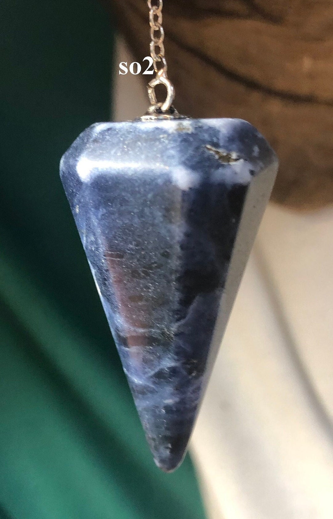 Sodalite Pendulum. Natural Stone for Dowsing, Lithotherapy - Etsy