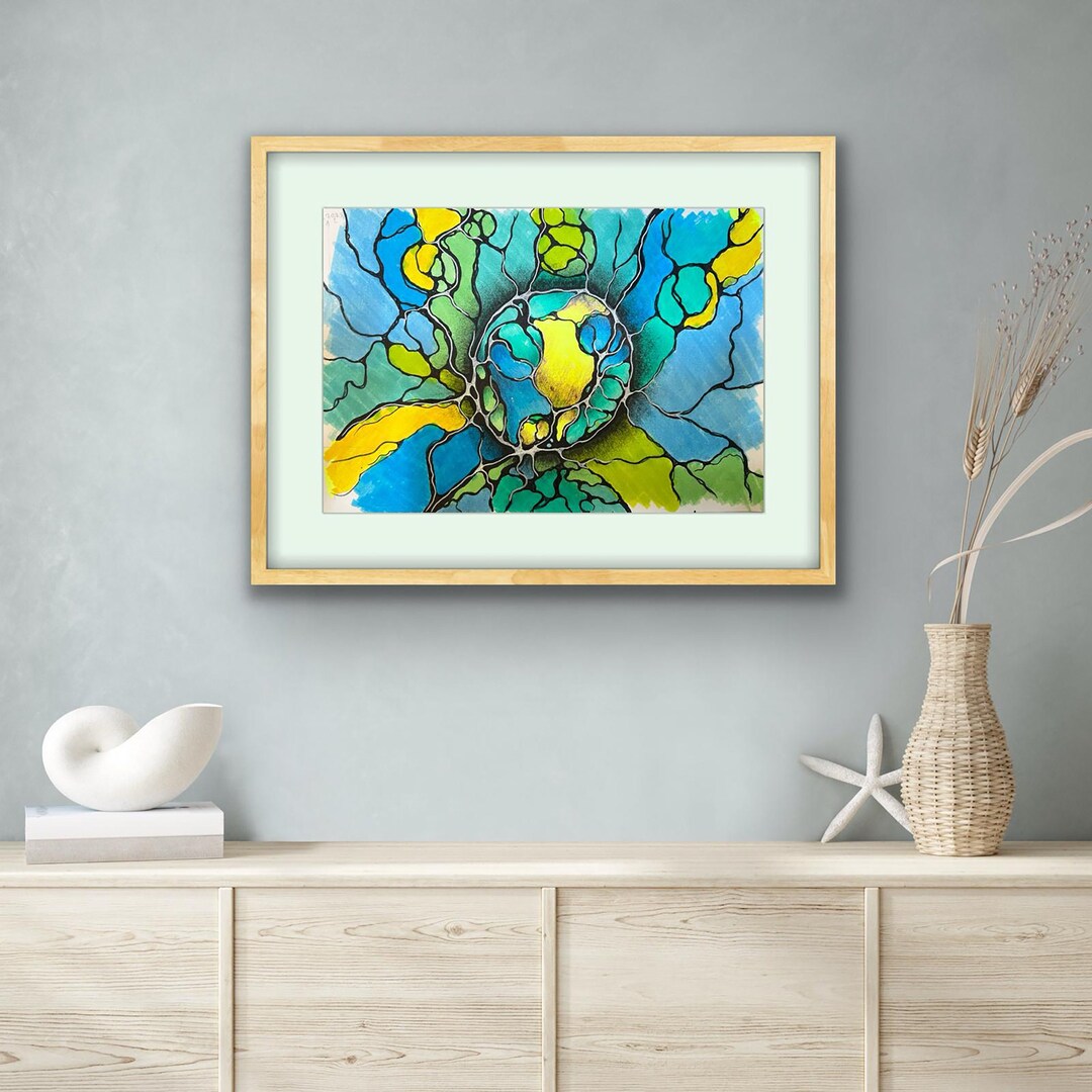 Overcoming Obstacles: A Neurographic Artwork With a Story. Abstract ...