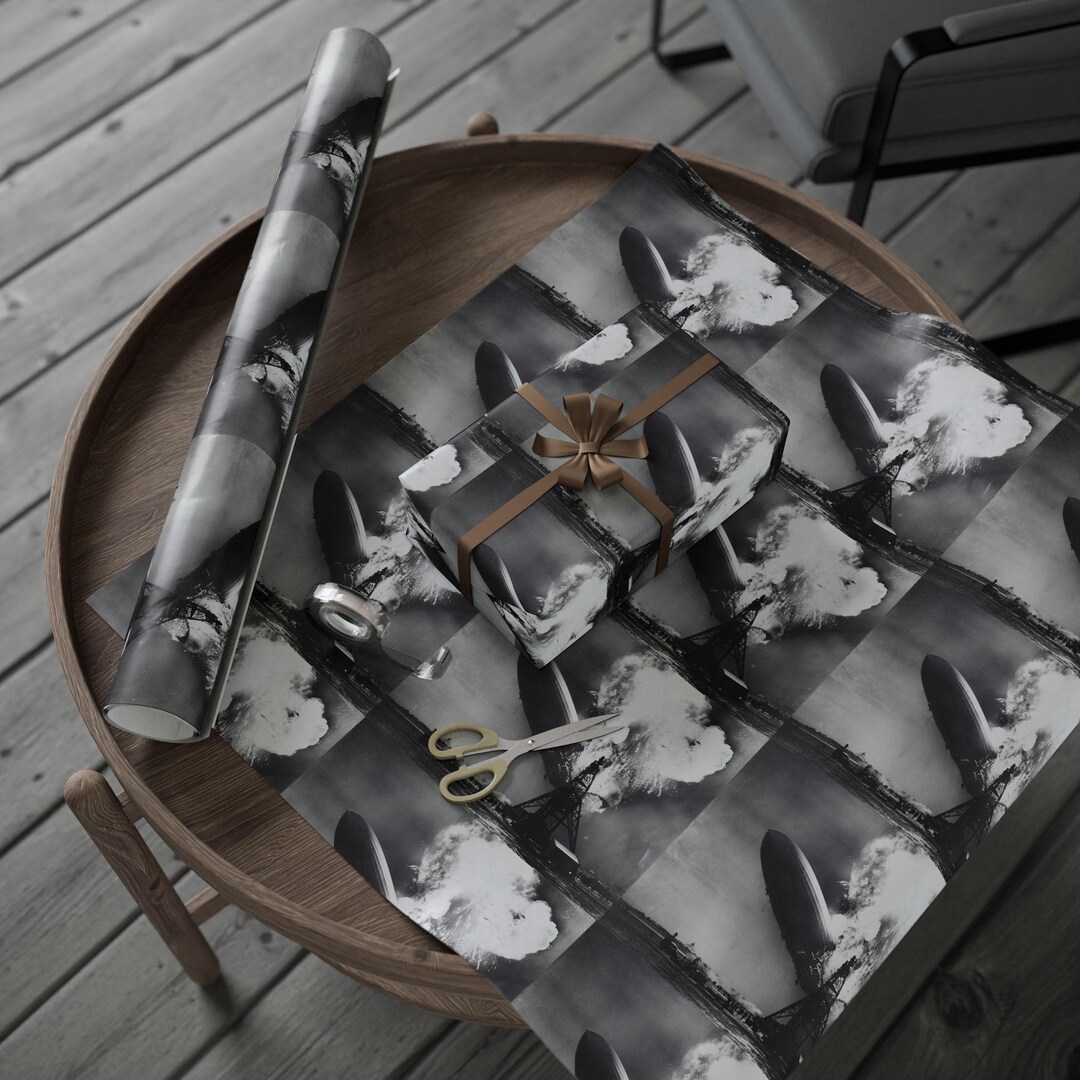 Hindenburg Disaster Wrapping Paper (3 Sizes, Glossy/matte) History ...