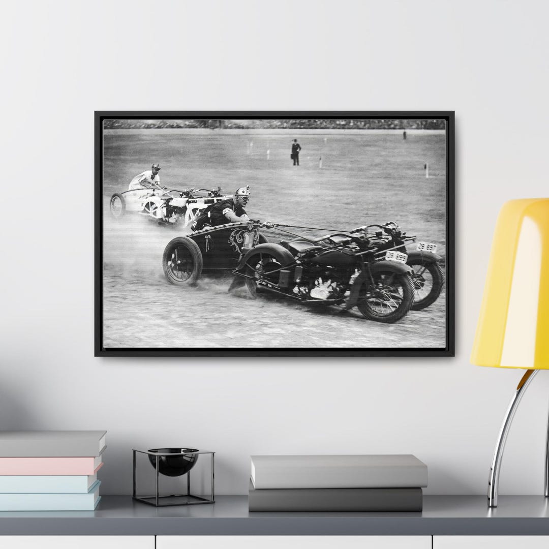 Steampunk Motorcycle Chariot Gallery Canvas Wrap Vintage/race/classic ...
