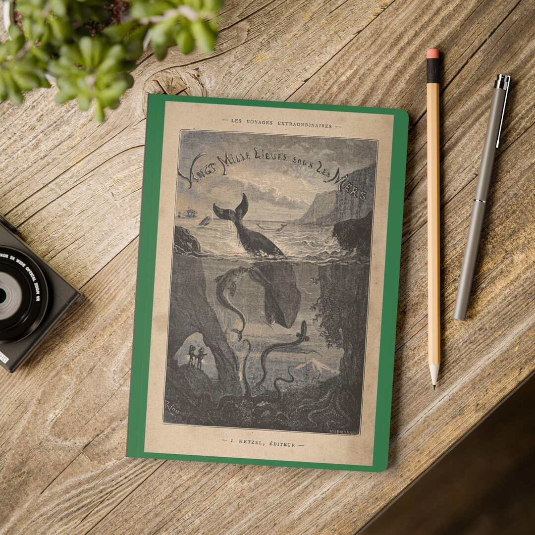 Jules Verne Original 20,000 Leagues Under the Sea Softcover Journal ...