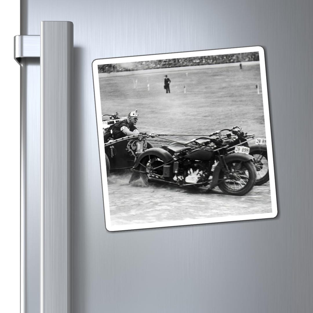 Motorcycle Chariot Racers Magnets (3 Sizes) Racing/retro/bike Art ...