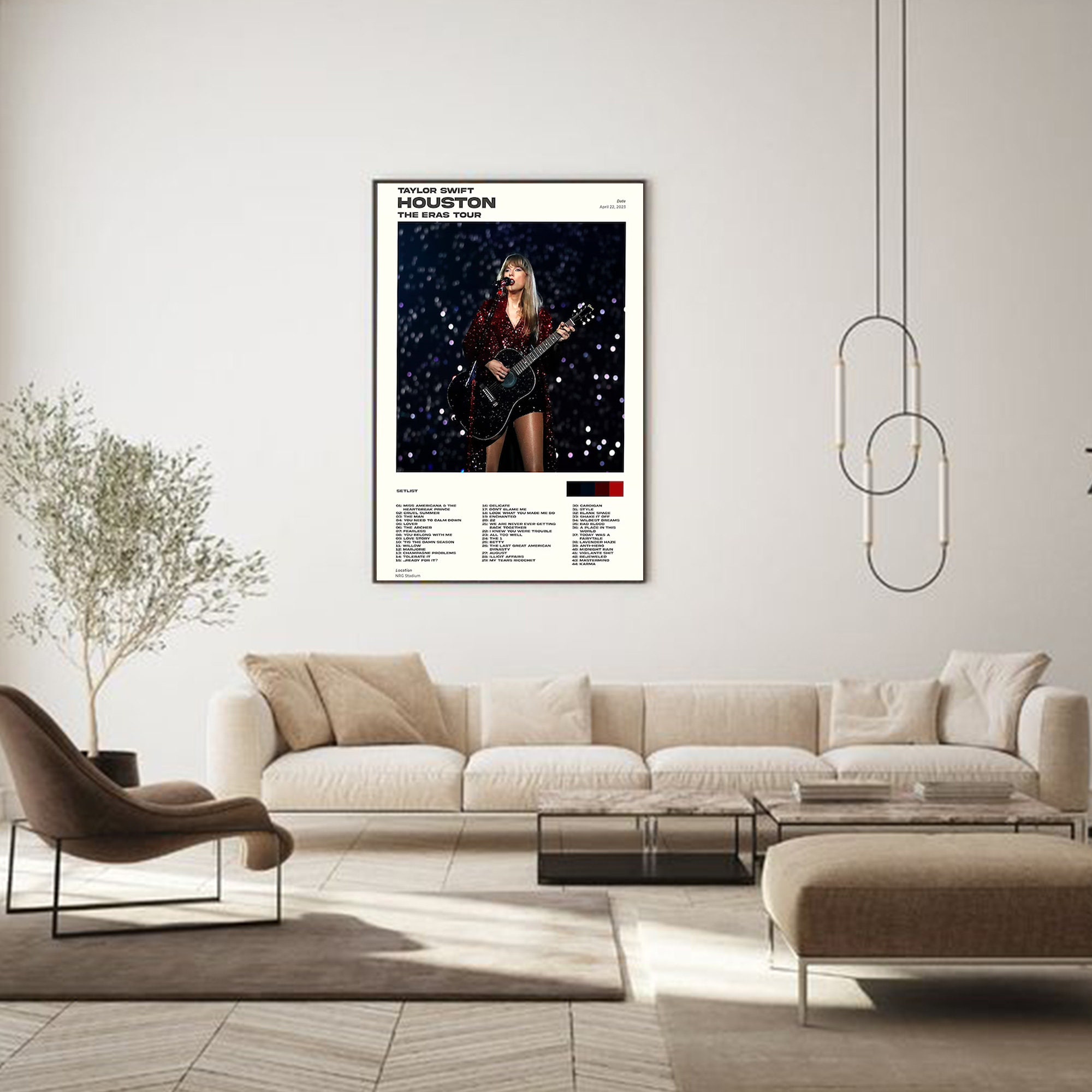 The Eras Tour Poster, Taylor Poster, Minimalist Vintage Music Poster ...