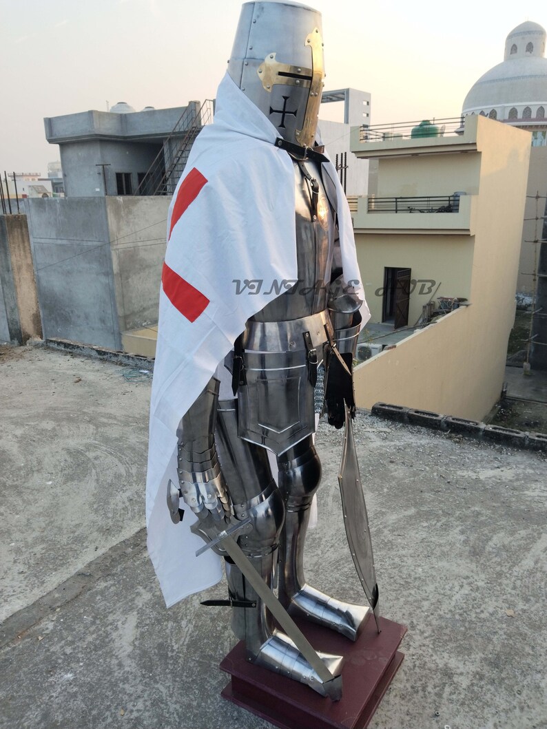 Medieval Knight Suit of Armor Fully Wearable for LARP ,display Battle ...