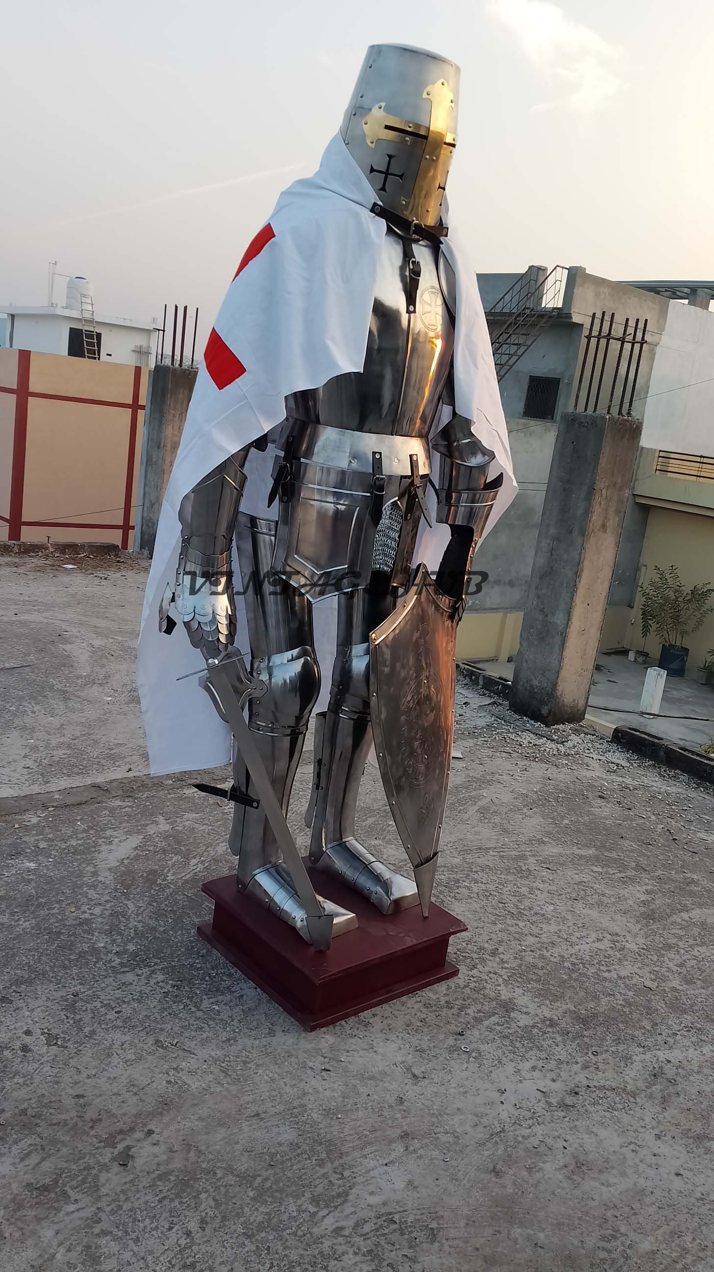 Medieval Knight Suit of Armor Fully Wearable for LARP ,display Battle ...