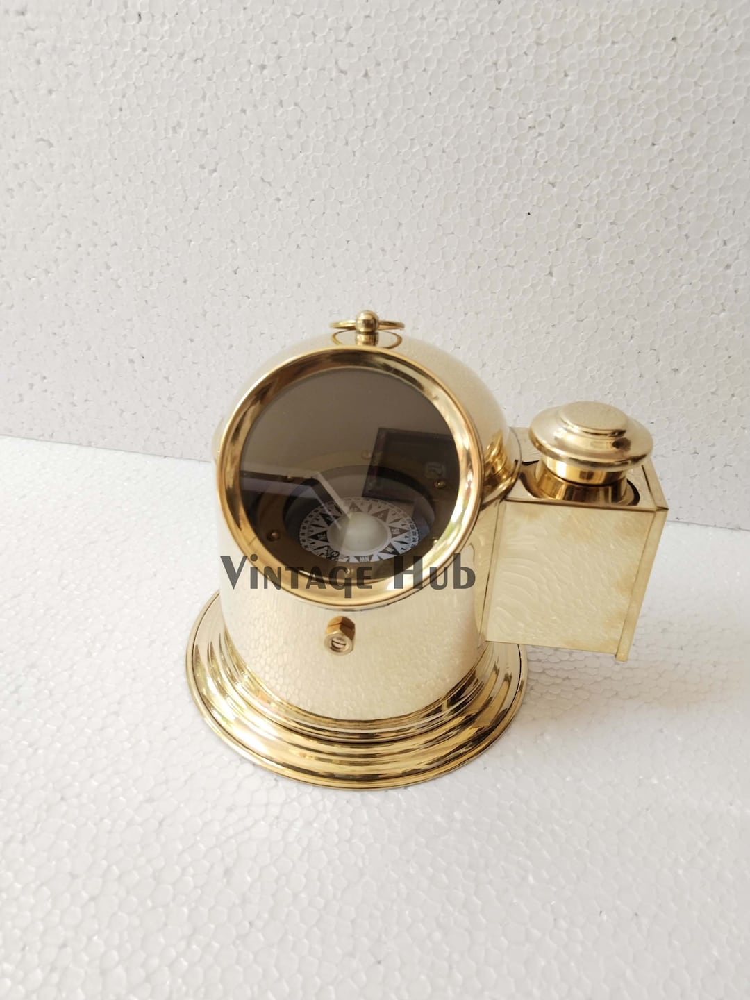 Brass Nautical Gimball Compass for Navigation-old Binnacle Ship Compass ...