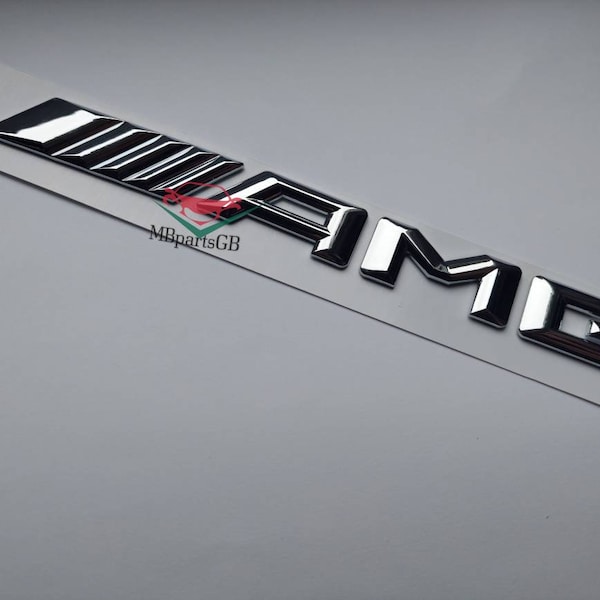 Amg Rear Silver Logo - Etsy