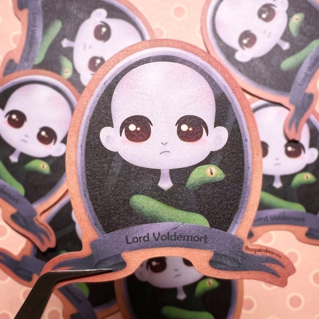 Wizard Sticker Voldemort Die Cut Sticker Matte Sticker Decal Waterproof ...