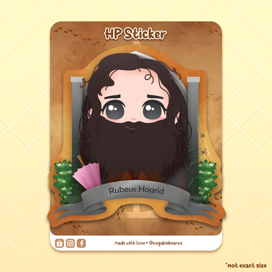 Wizard Sticker Hagrid Die Cut Sticker Matte Sticker Decal Waterproof ...