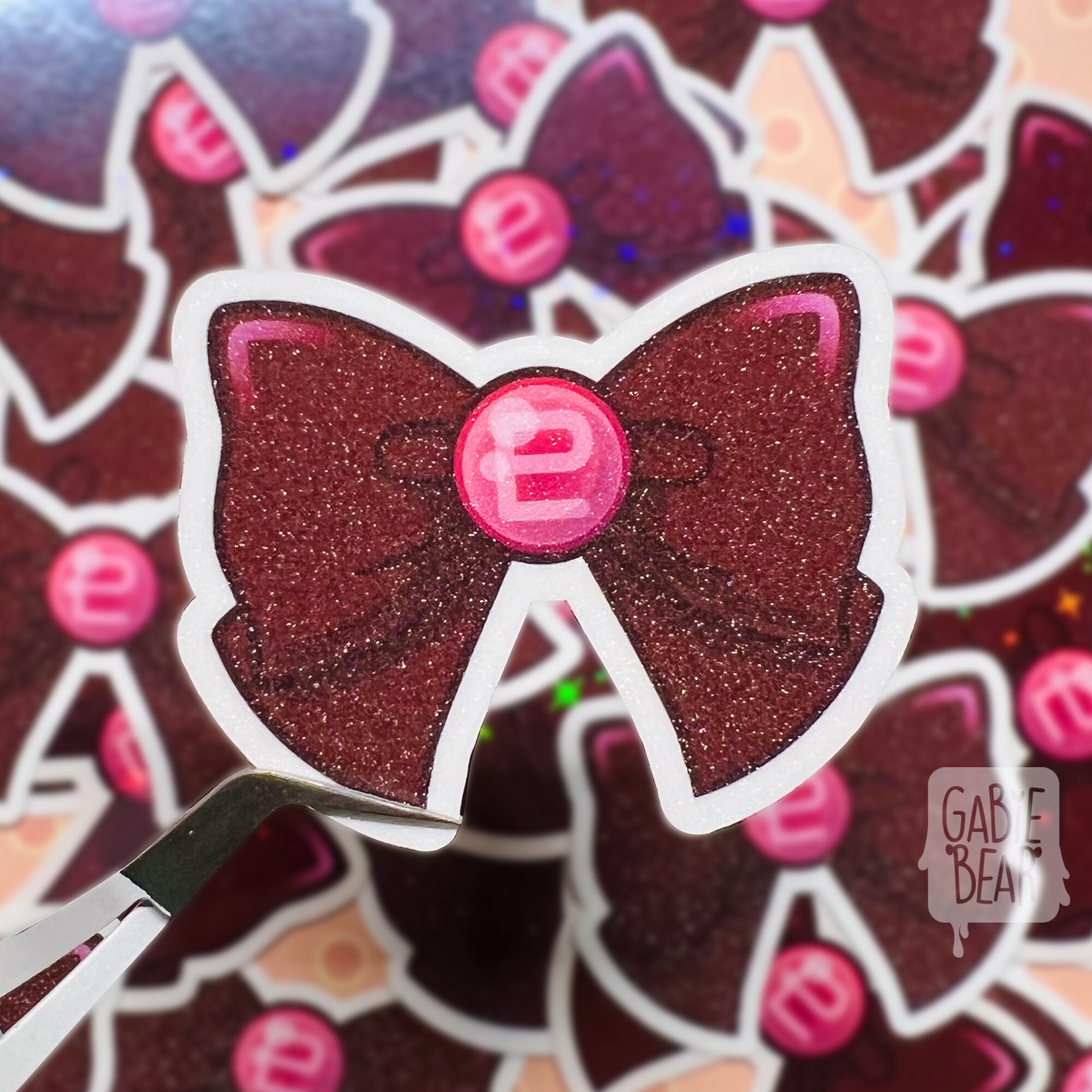 Pretty Guardian Bow Pluto Sticker | Die Cut Sticker | Matte Sticker ...