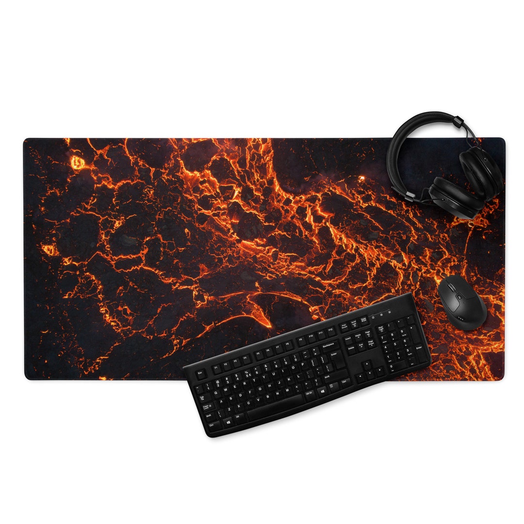 Gaming Mouse Pad Nature is Lit Series Volcanic Lava - Etsy