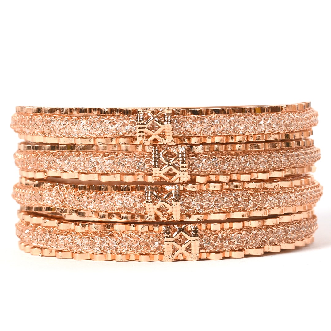 Dull Gold Kundan Kada/ruby Red Openable Kada Bangle/indian - Etsy