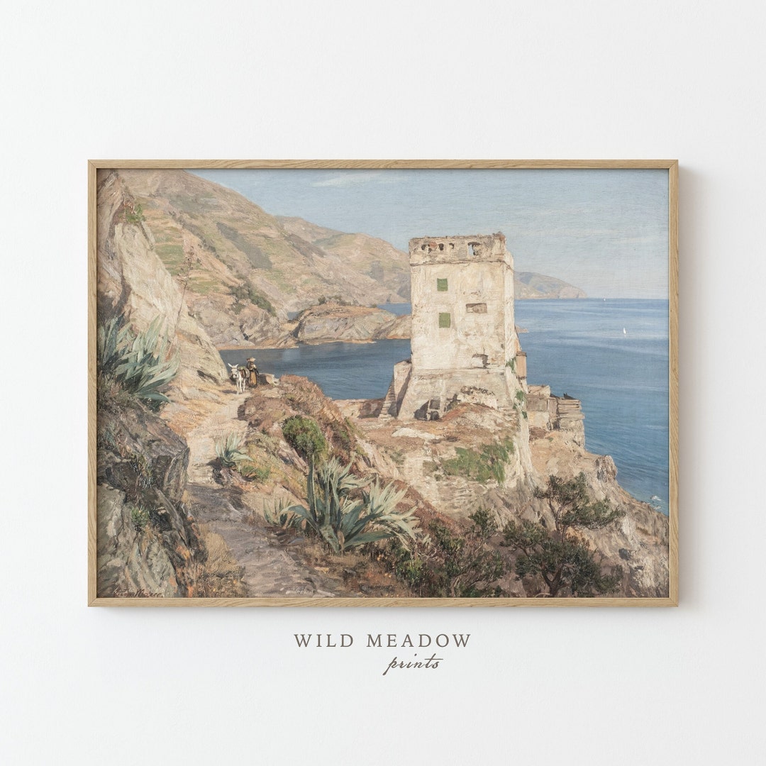 Cinque Terre Print, Cinque Terre Painting, Italy Wall Art, Italy ...