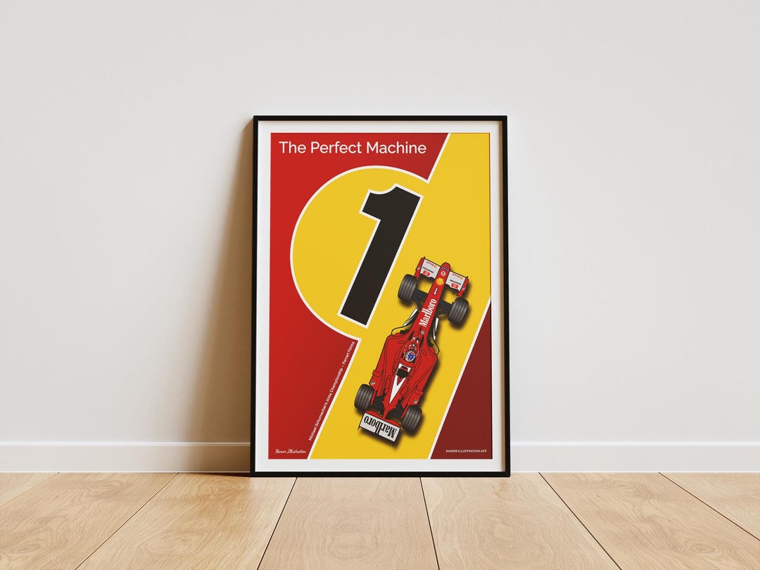 Ferrari F2004 Poster – Michael Schumacher F1 Wall Art – Formula 1 ...