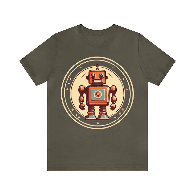 Robot Shirt, Mens Robot T-shirt, Vintage Robot Shirt, Funny Geek Shirt ...