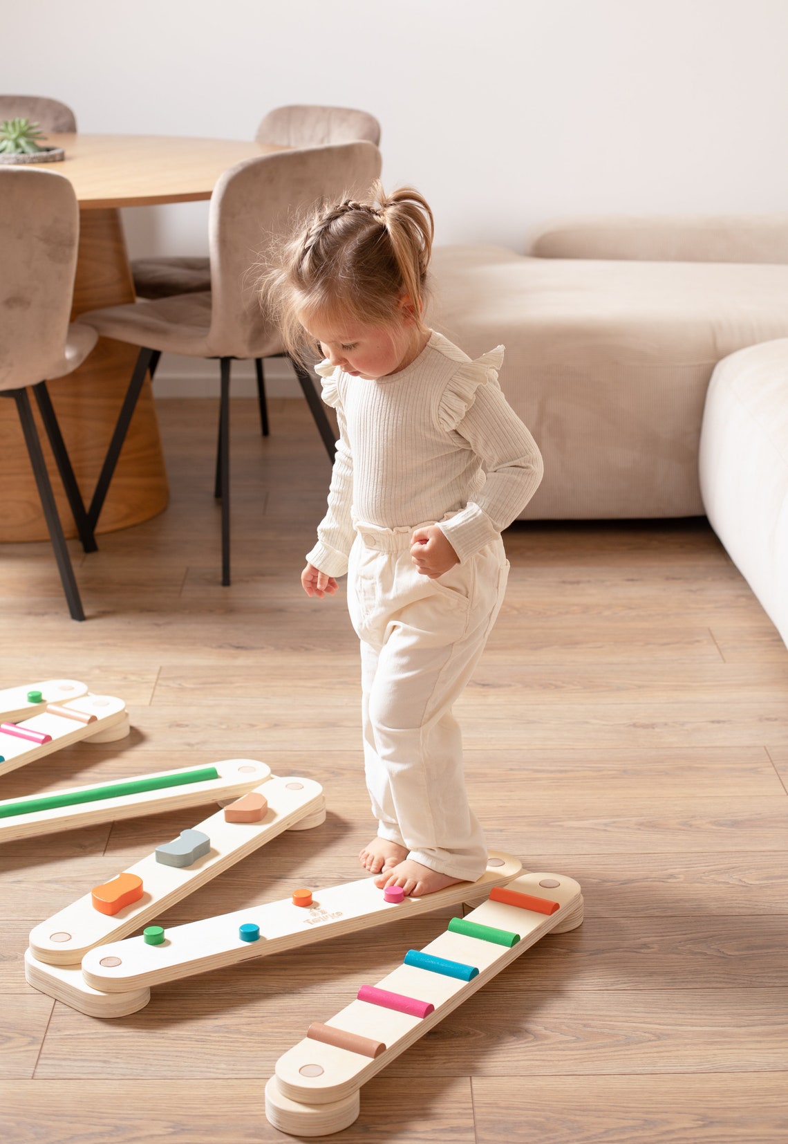 Balance Beam Double-sided for Kids-balance Beam Toddler-balance Beam ...