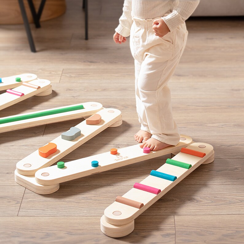 Balance Beam Double-sided for Kids-balance Beam Toddler-balance Beam ...