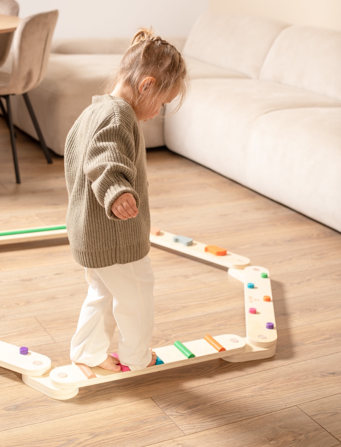 Balance Beam Double-sided for Kids-balance Beam Toddler-balance Beam ...