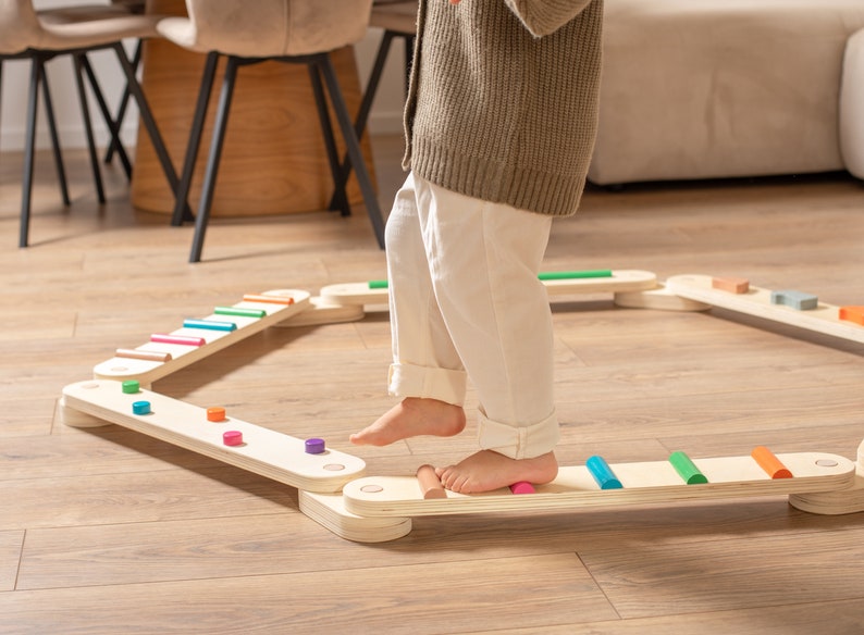 Balance Beam Double-sided for Kids-balance Beam Toddler-balance Beam ...