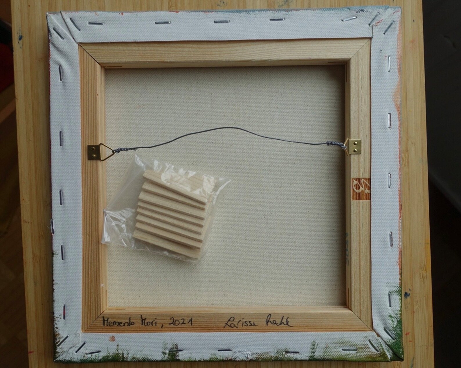 Small Square Oil Painting on Canvas memento Mori 25x25 Cm - Etsy