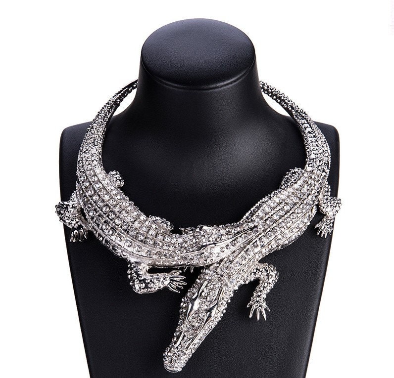 Crocodile Necklace Alligator Necklace for Women, Crocodile Alligator ...