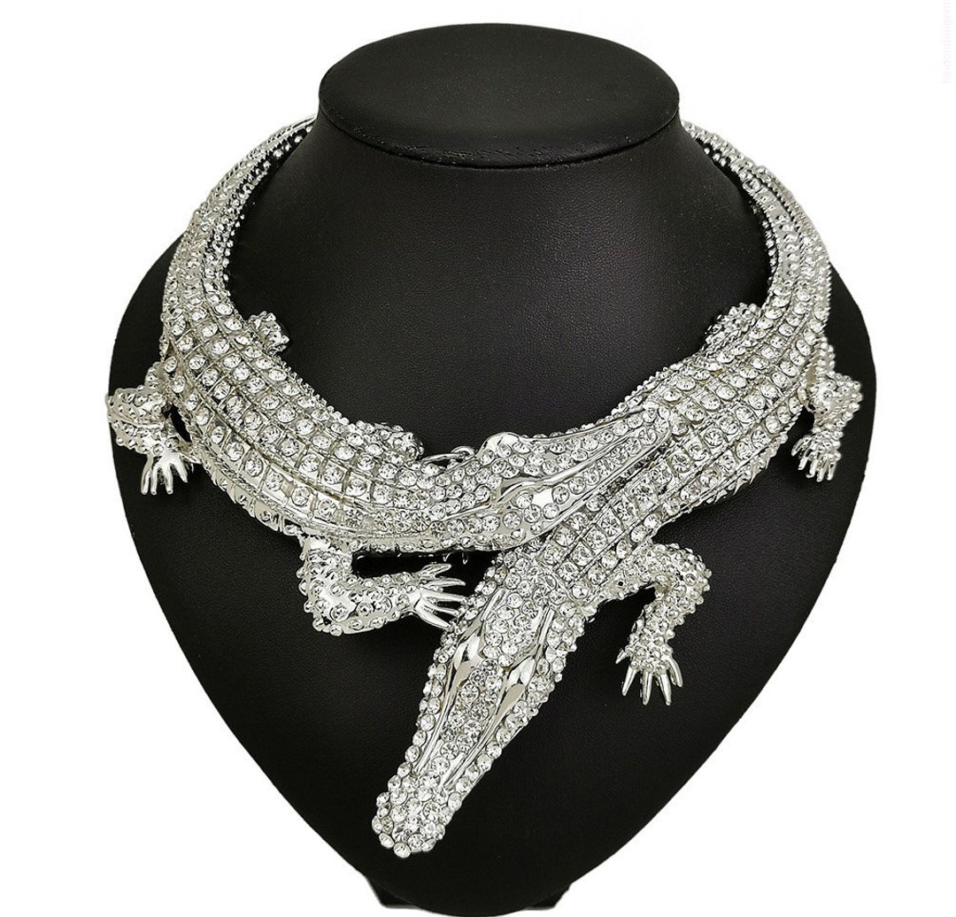 Crocodile Necklace Alligator Necklace for Women, Crocodile Alligator ...