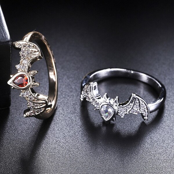 Bat Ring - Etsy