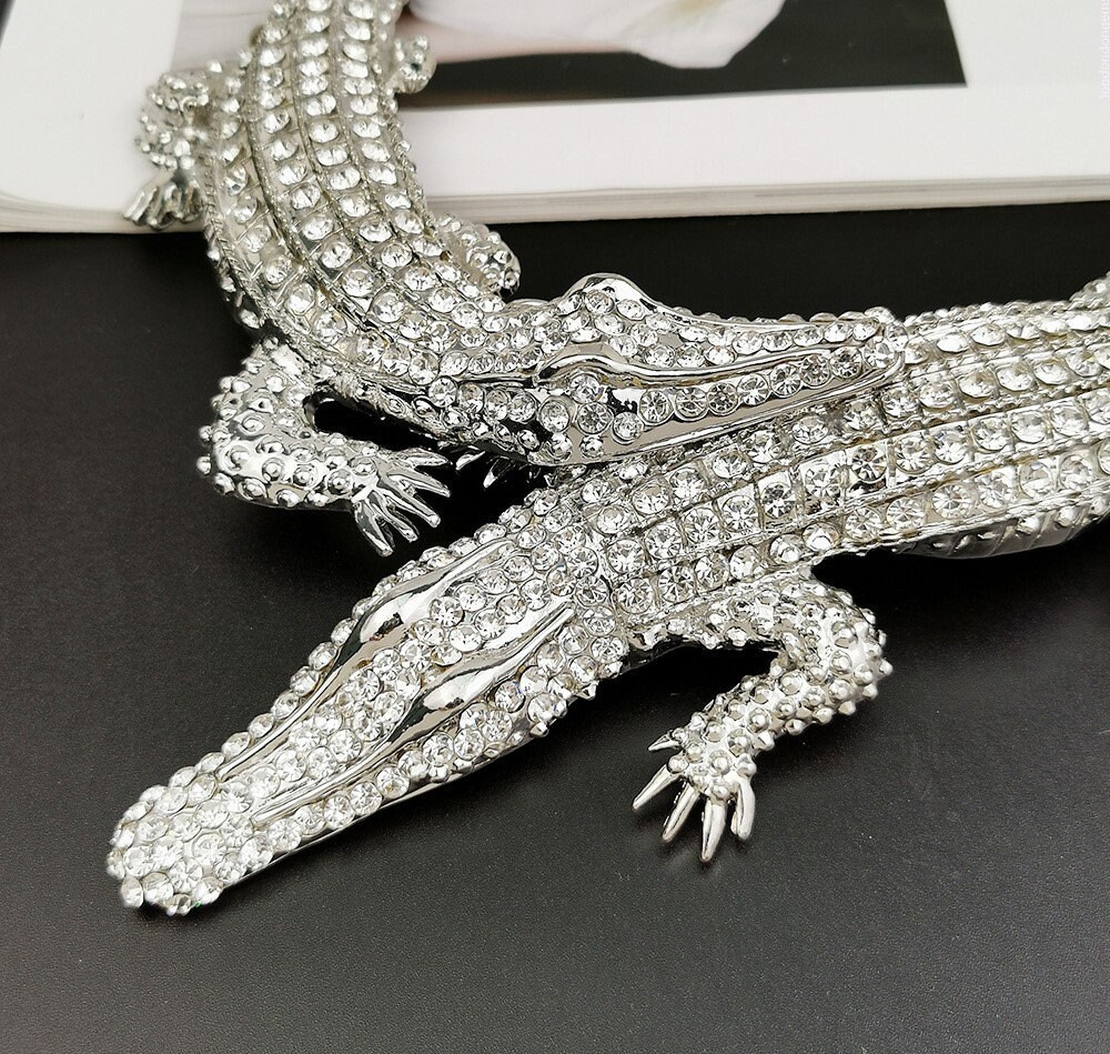 Crocodile Necklace Alligator Necklace for Women, Crocodile Alligator ...