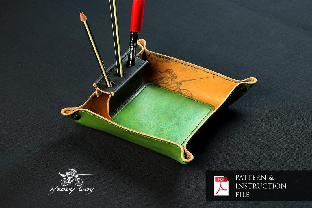 Leather Tray Pattern - Leather Pdf - Leather Template Pdf - Pdf ...