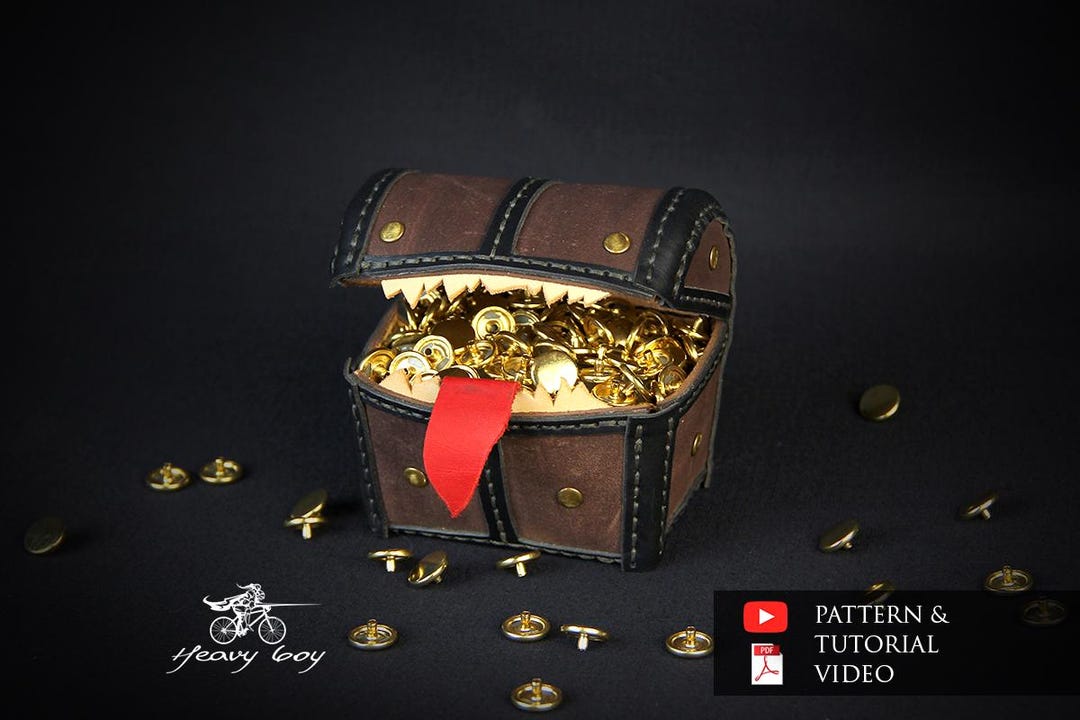 Leather Halloween Chest Pattern - Leather Chest Pattern Pdf - Leather ...