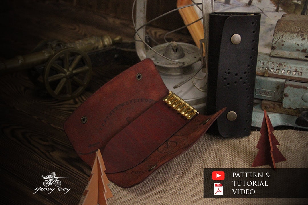 Leather Key Holder Pattern Pdf Leather Key Case Pattern Pdf Leather ...