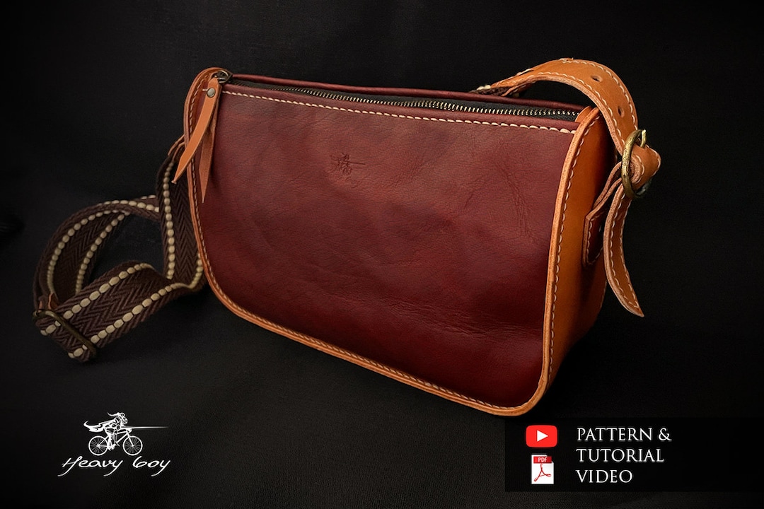 Leather Woman Bag Pattern - Leather Ladies Bag Pattern Pdf - Leather ...