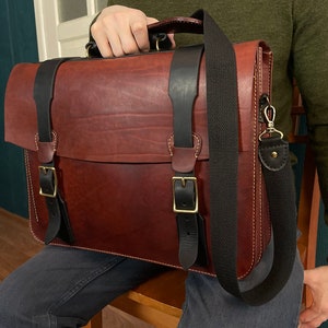 Leather Briefcase Pattern - Leather Bag Pattern - Leather Laptop Bag ...