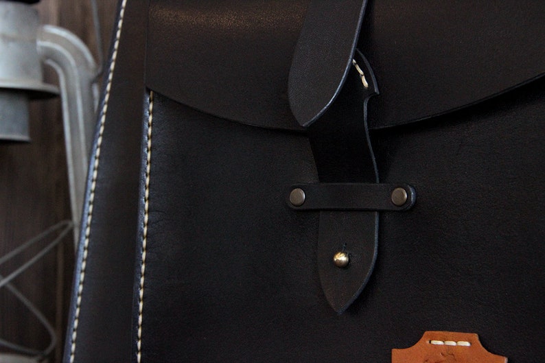 Leather Roll Top Backpack Pattern - Leather Bag Pattern - Leather ...